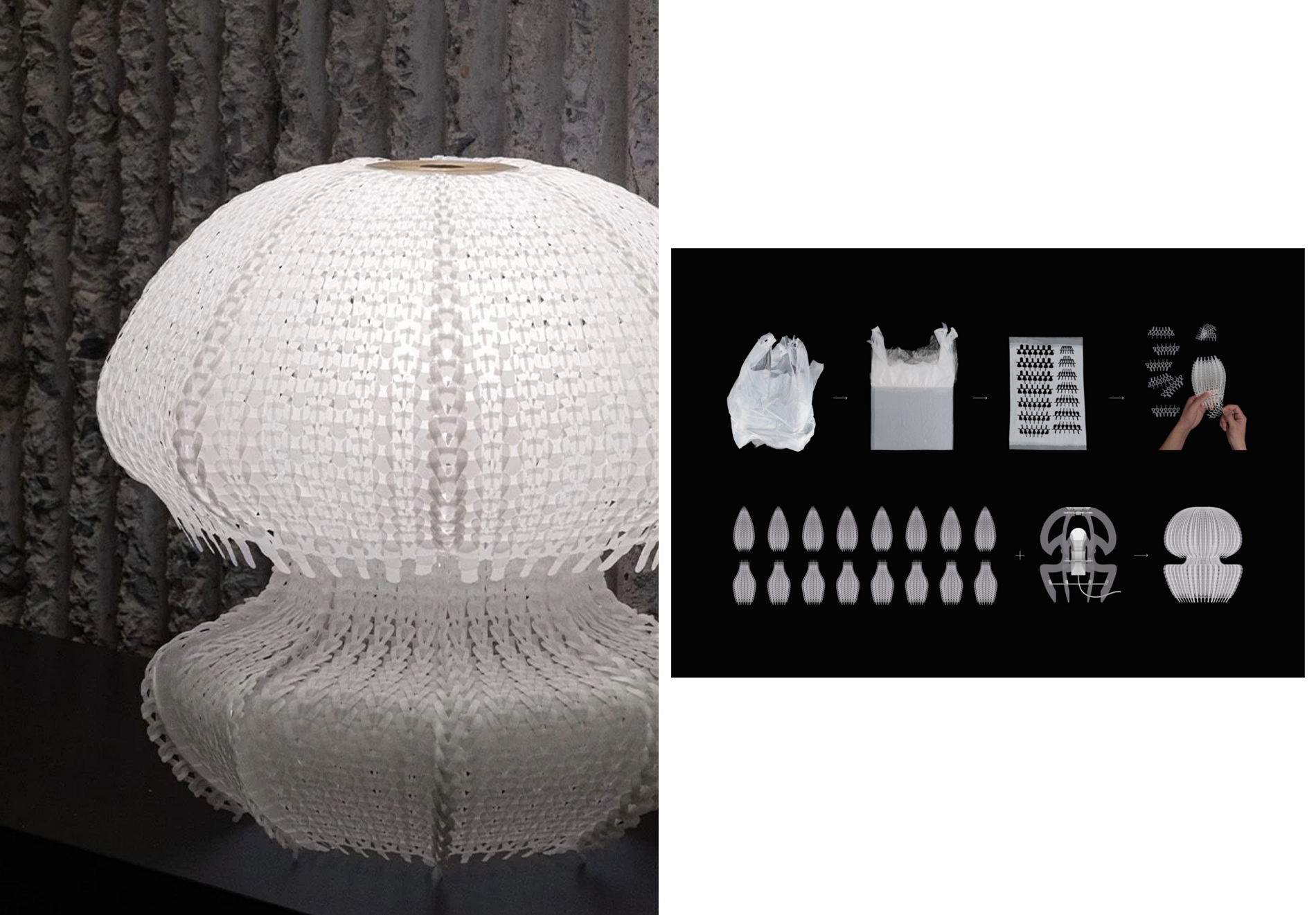 Polycycle Illumination transforms plastic film into jellyfish-inspired ...